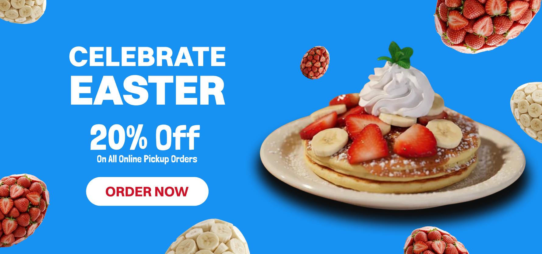 Loaded Cafe Easter Sale, 20% Off All Online Pickup Orders