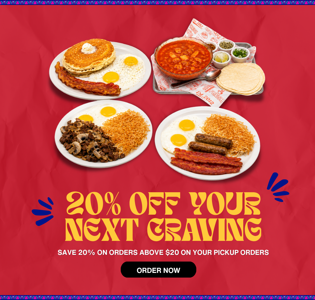 20% Off Your Next Loaded Cafe Pickup Order| Breakfast near me
